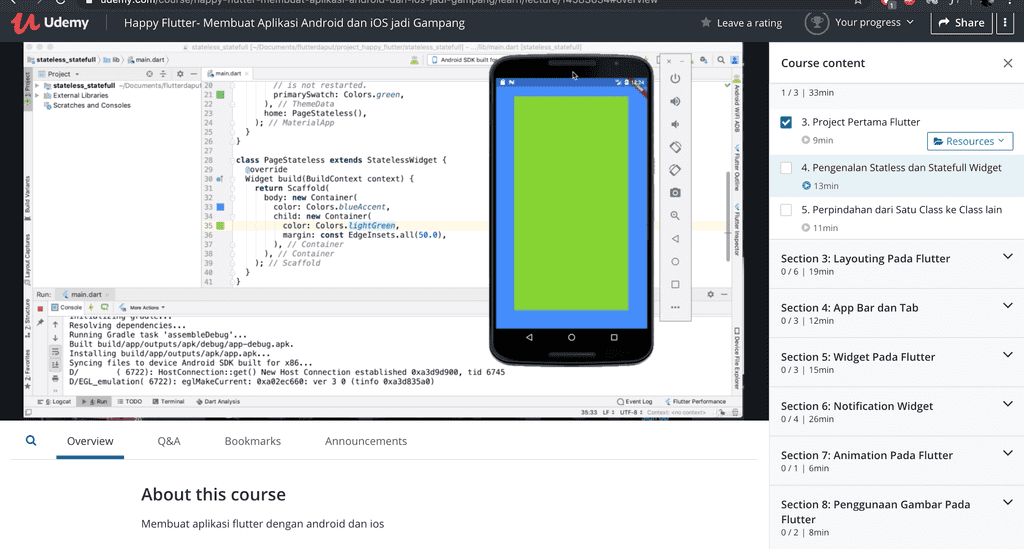 Panduan Dasar Belajar Flutter untuk Pemula - kodedasar.com